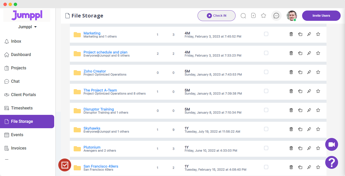 Jumppl, Team and Client Management Platform
